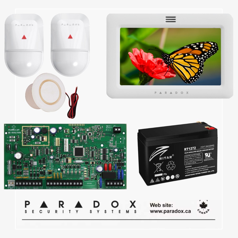 Paradox Alarm MG5050 NV5 TM50W Keypad Kit - Rush Security